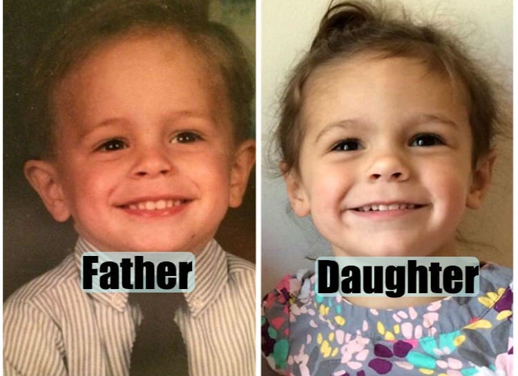 Pictures of their kids at the same age (3) - M2woman